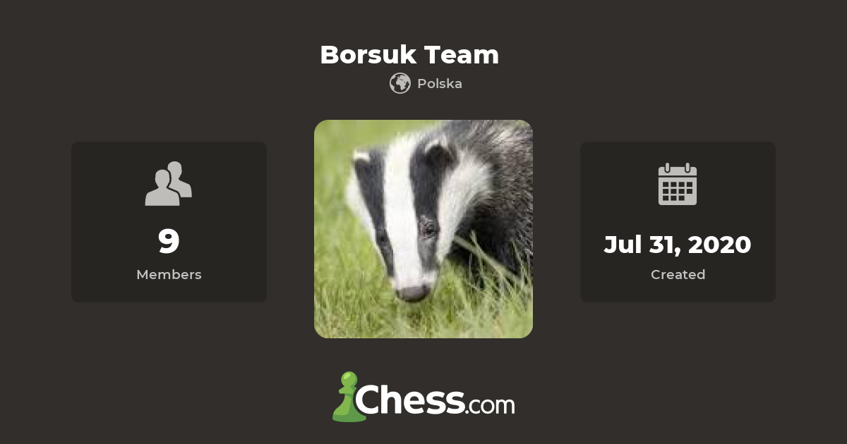 Borsuk Team - Chess Club - Chess.com