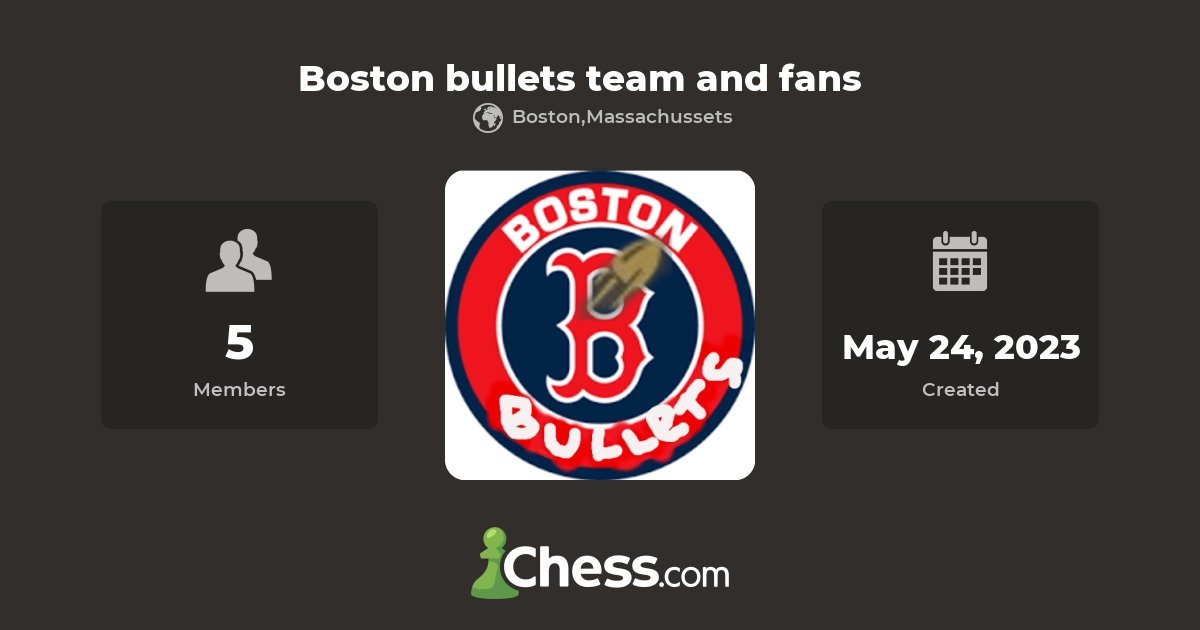 Boston bullets team and fans - Chess Club - Chess.com