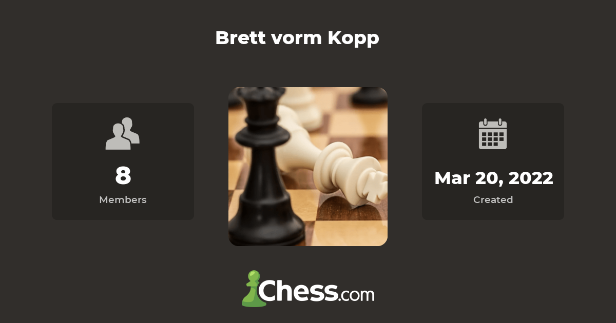 Brett vorm Kopp - Chess Club - Chess.com
