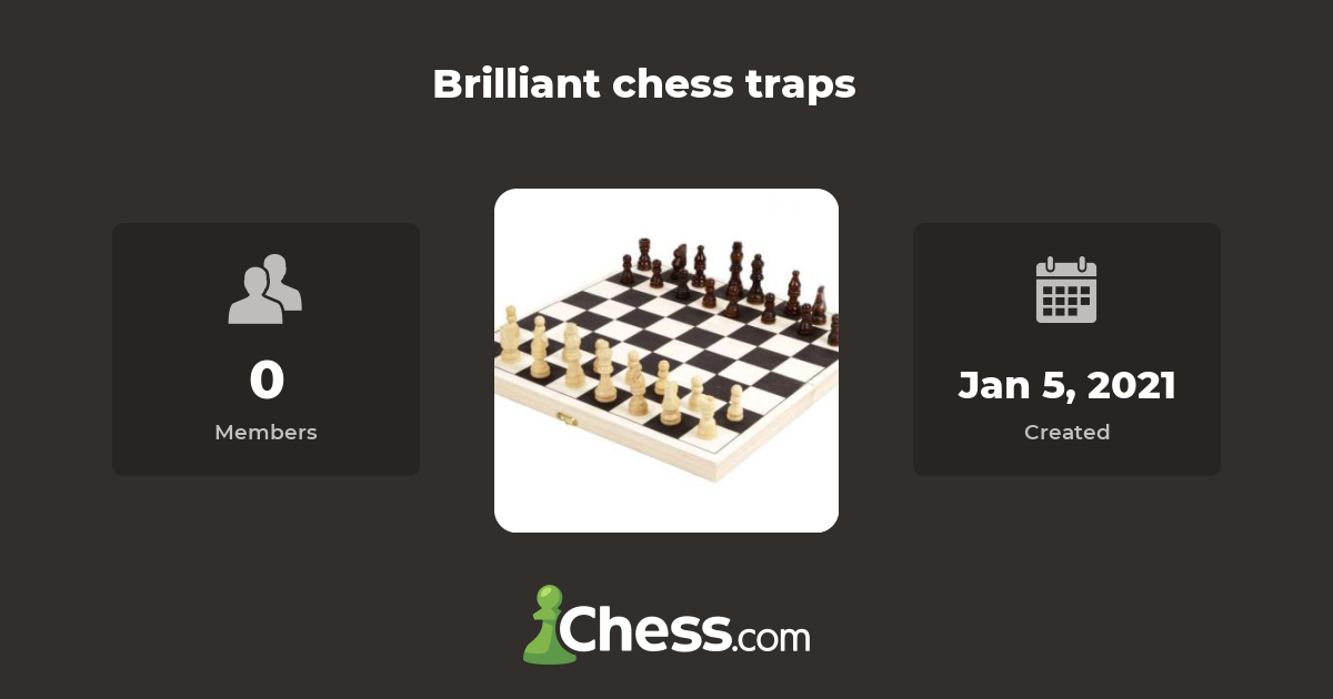 Brilliant chess traps - Chess Club - Chess.com