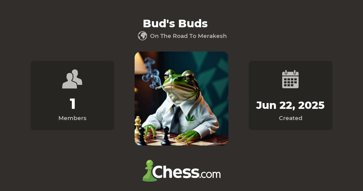 Bud's Buds - Chess Club - Chess.com