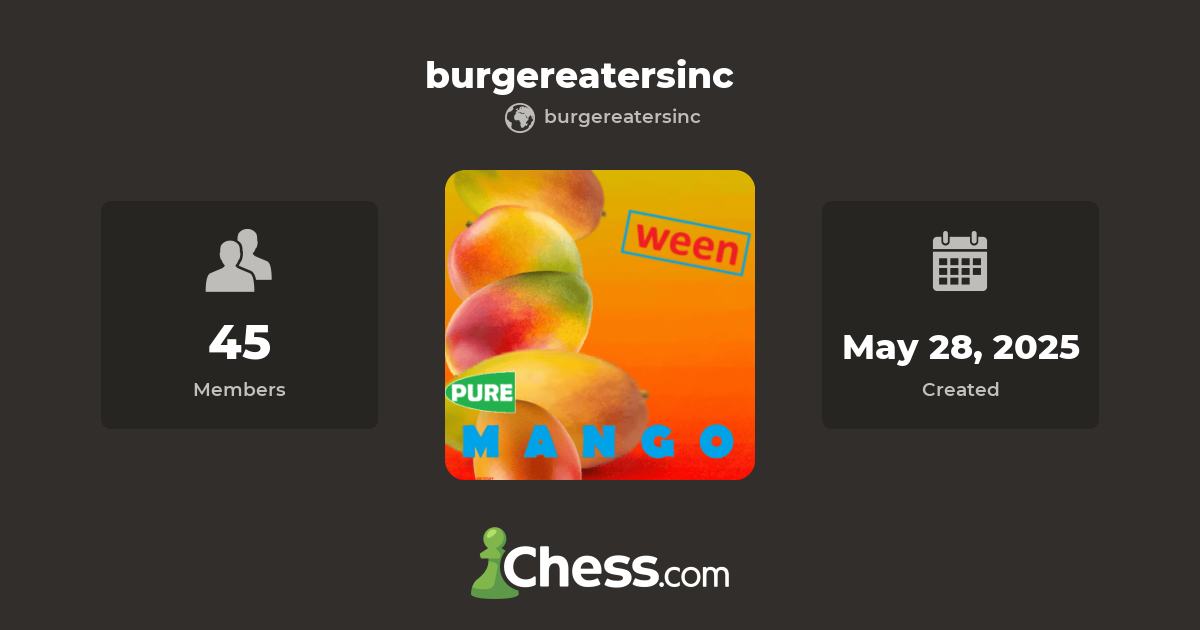 burgereatersinc - Chess Club - Chess.com