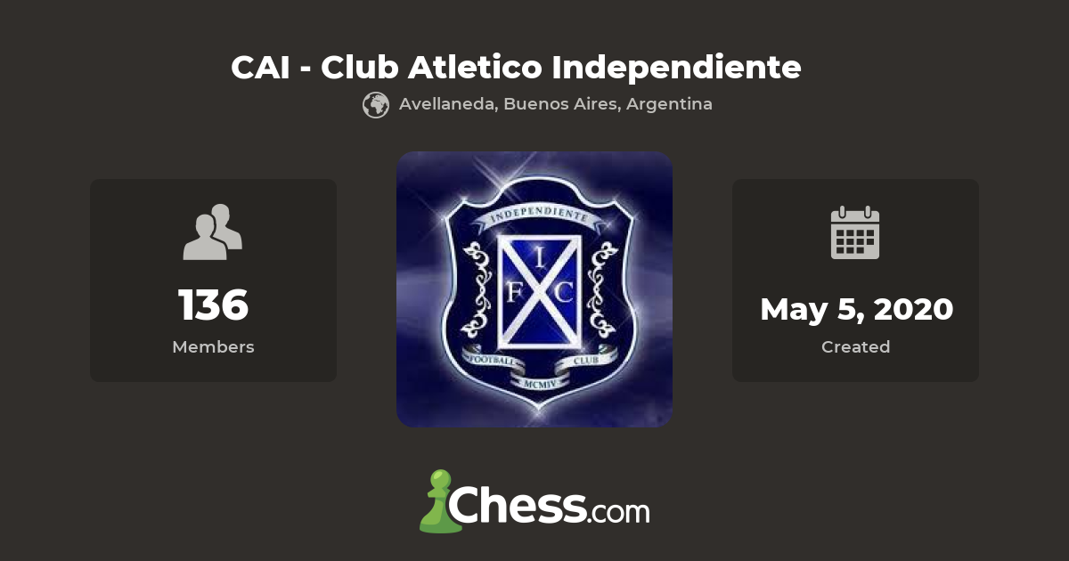 CAI - Club Atletico Independiente - Chess Club - Chess.com