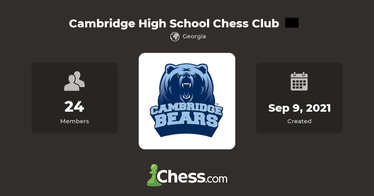 Cambridge High School Chess Club - Chess Club - Chess.com