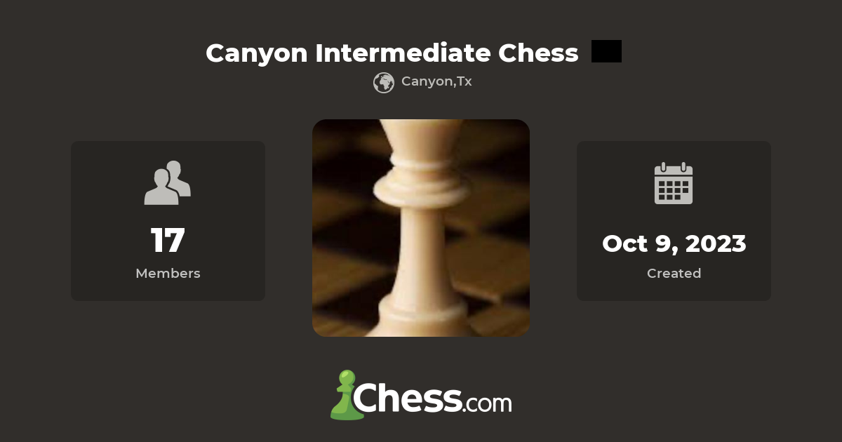 Canyon Intermediate Chess - Chess Club - Chess.com