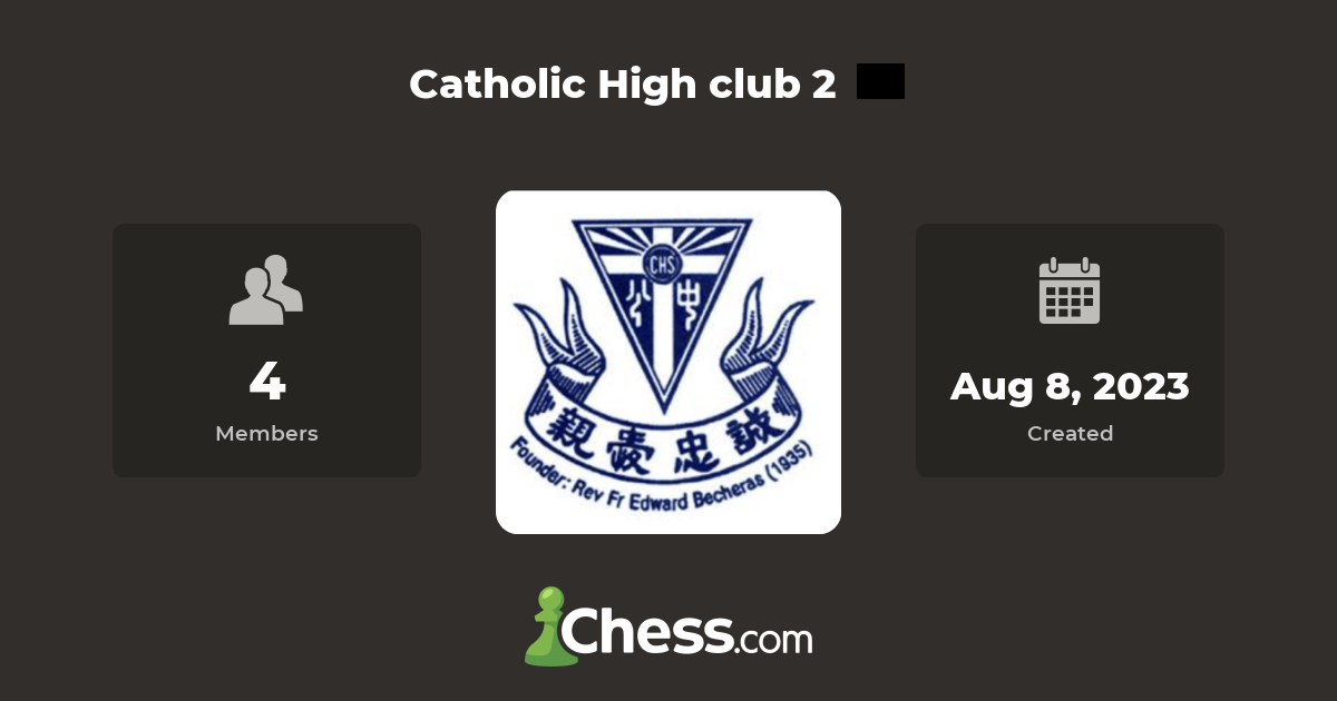 Catholic High club 2 - Chess Club - Chess.com