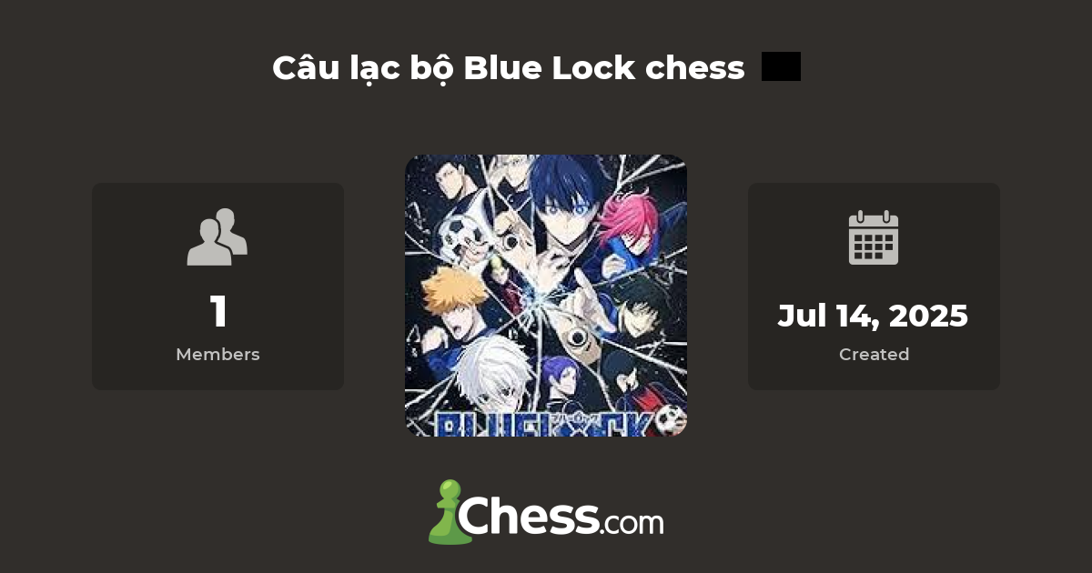 Câu lạc bộ Blue Lock chess - Chess Club - Chess.com