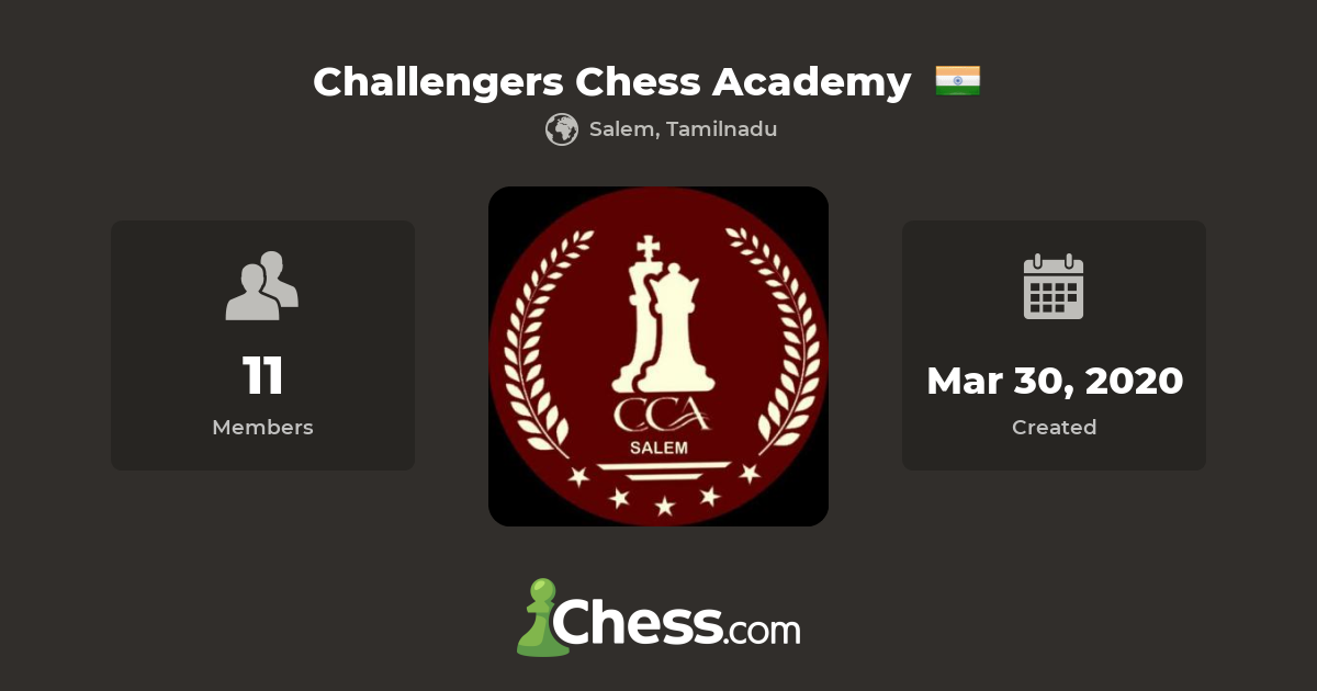 Challengers Chess Academy - Chess Club - Chess.com Challengers Chess Academy - Chess Club - Chess.com
