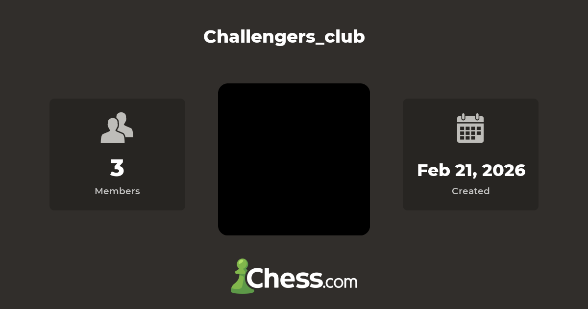Challenger's Club - Chess Club - Chess.com