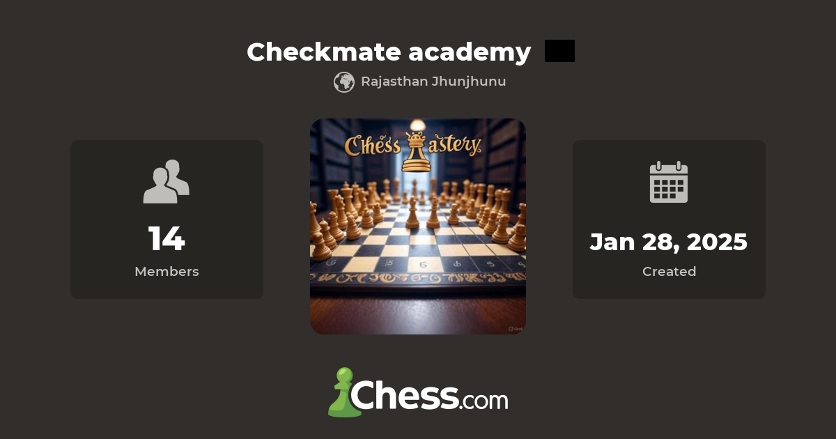 Checkmate academy - Chess Club - Chess.com