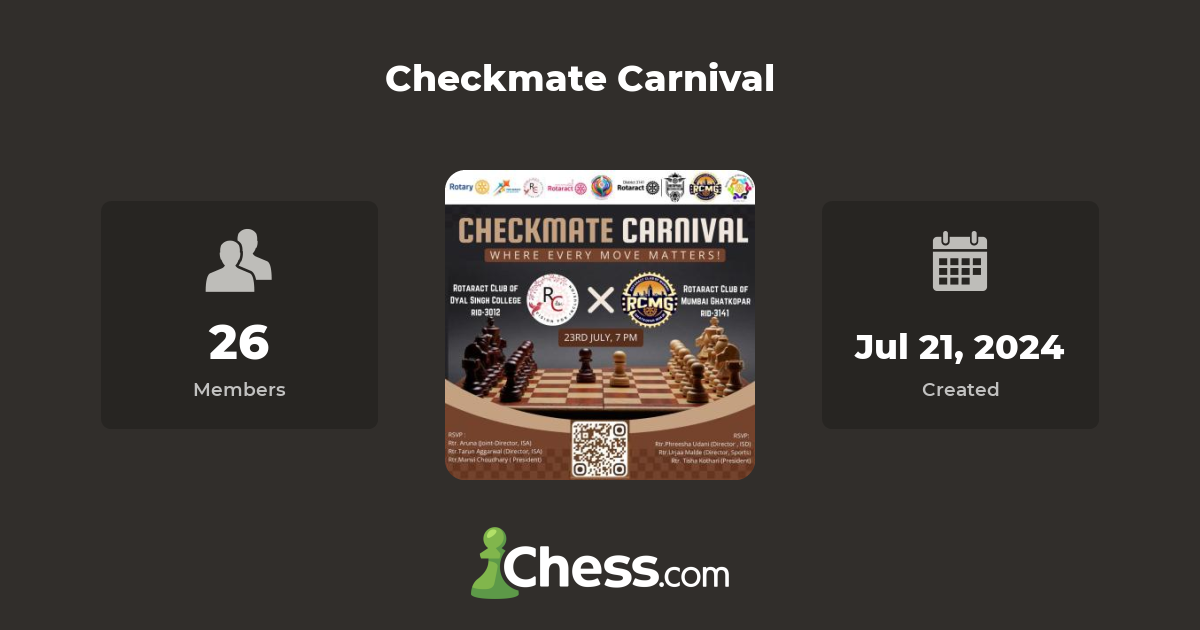 Checkmate Carnival - Chess Club - Chess.com