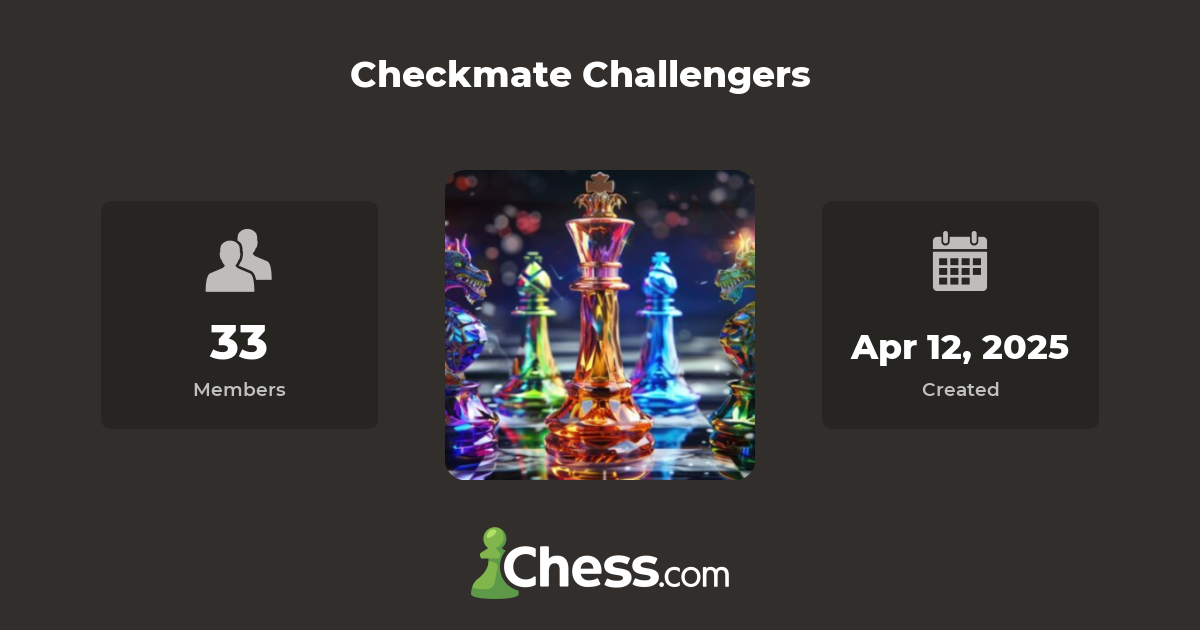 Checkmate Challengers - Chess Club - Chess.com