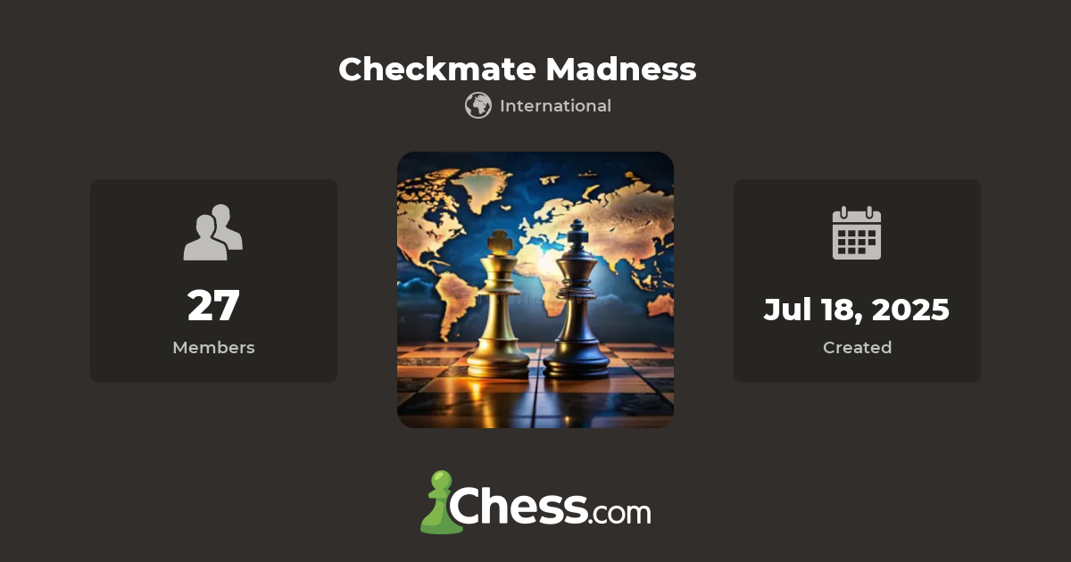 Checkmate Madness - Chess Club - Chess.com
