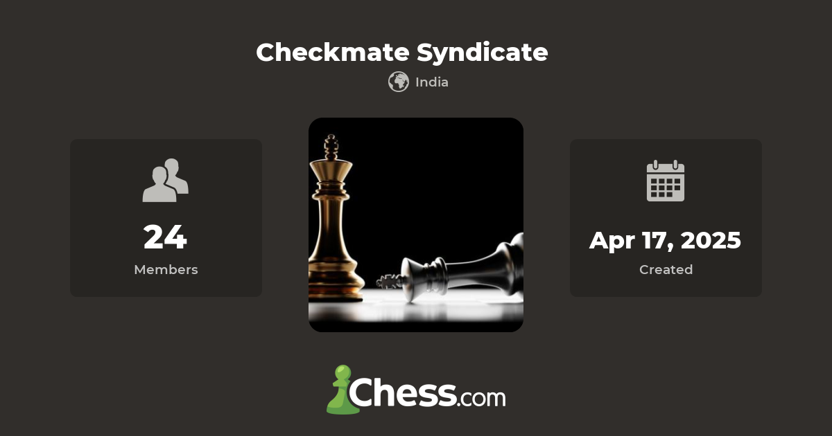 Checkmate Syndicate - Chess Club - Chess.com