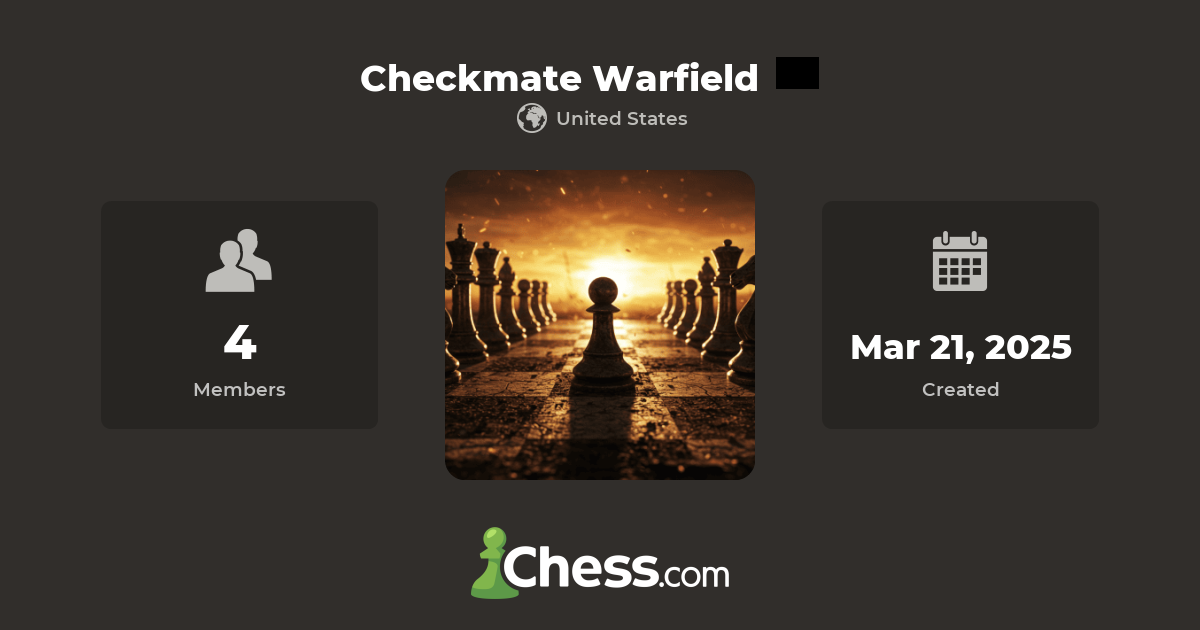 Checkmate Warfield - Chess Club - Chess.com