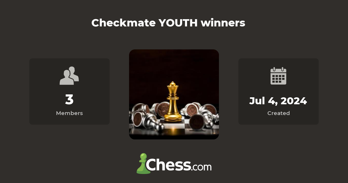 Checkmate YOUTH winners - Chess Club - Chess.com
