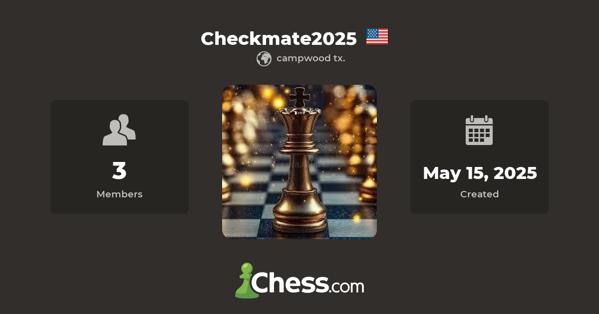 Checkmate2025 - Chess Club - Chess.com