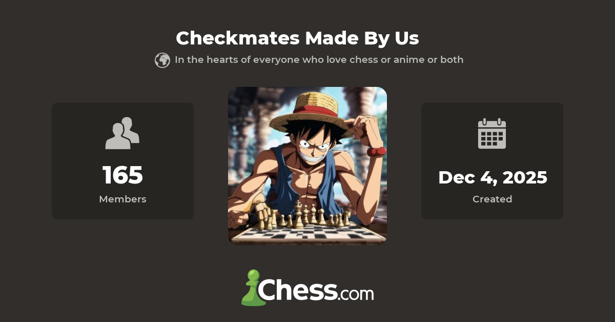 Checkmates Made By Us - Chess Club - Chess.com