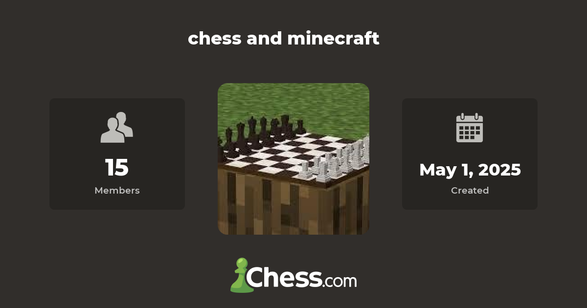 chess and minecraft - Chess Club - Chess.com