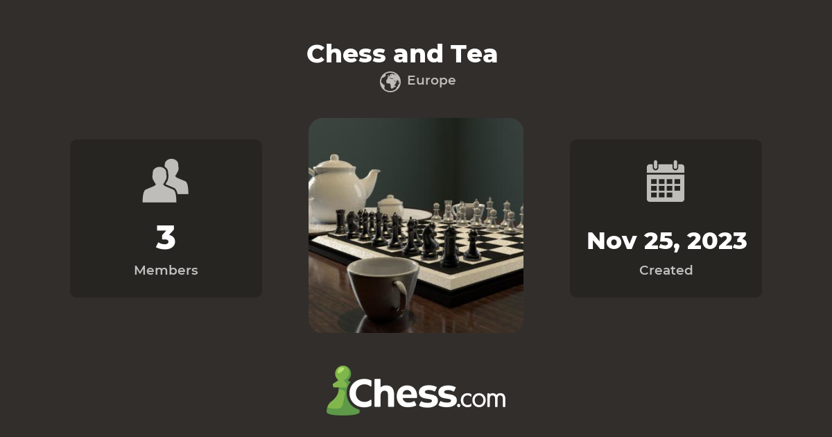 Chess and Tea - Chess Club - Chess.com