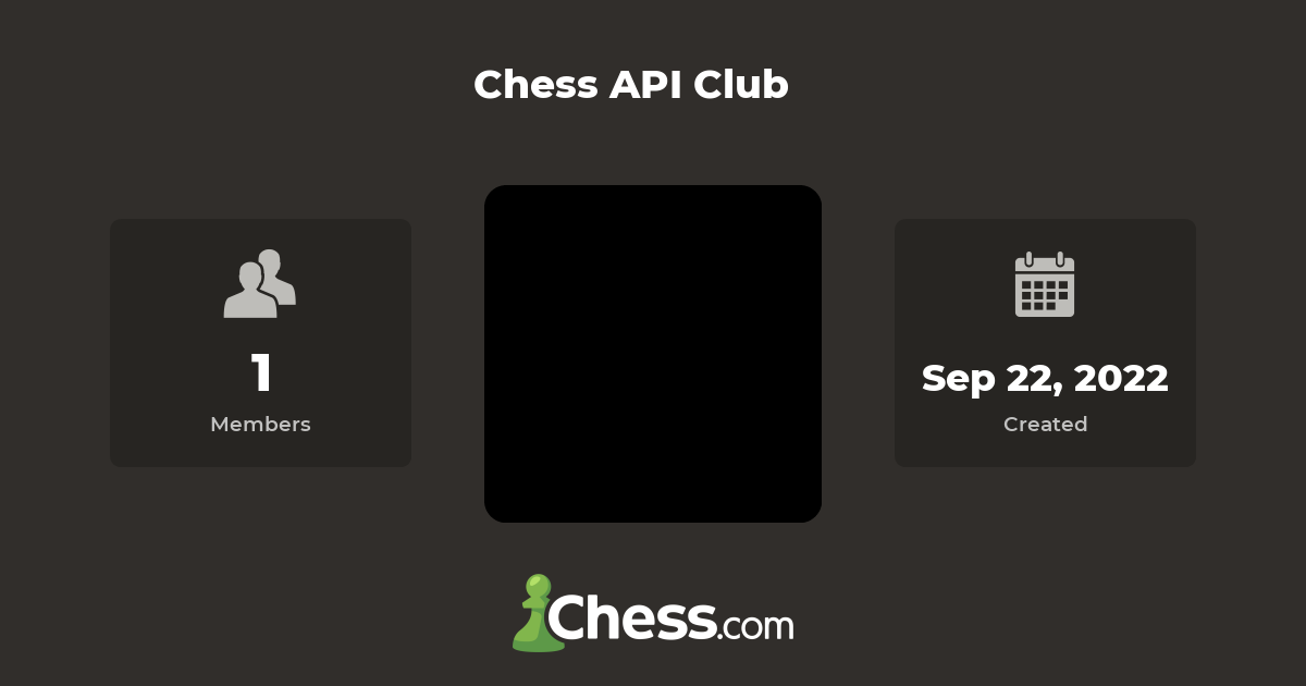 Chess API Club - Chess Club - Chess.com