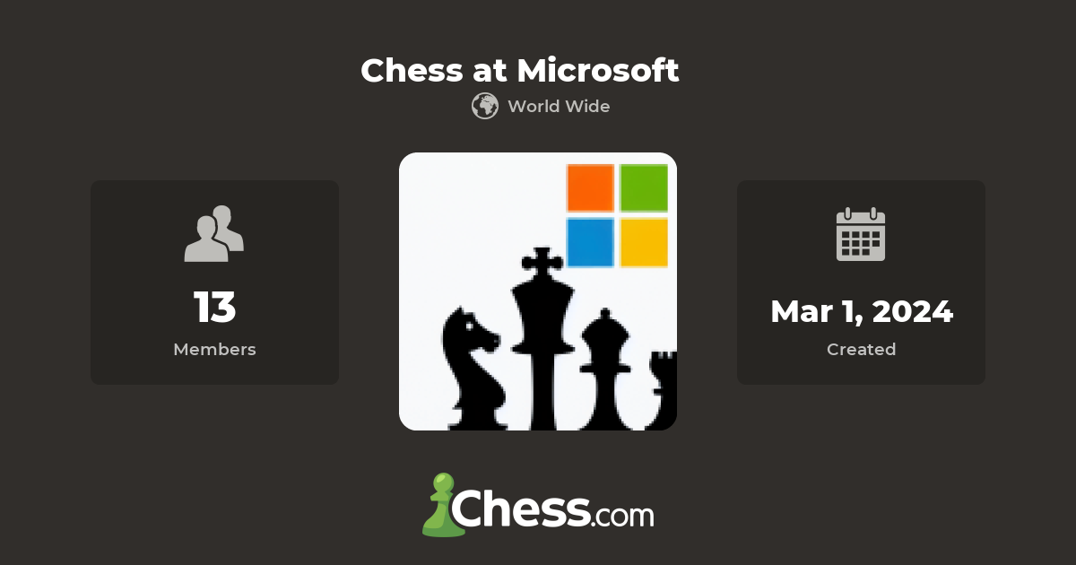 Chess at Microsoft - Chess Club - Chess.com