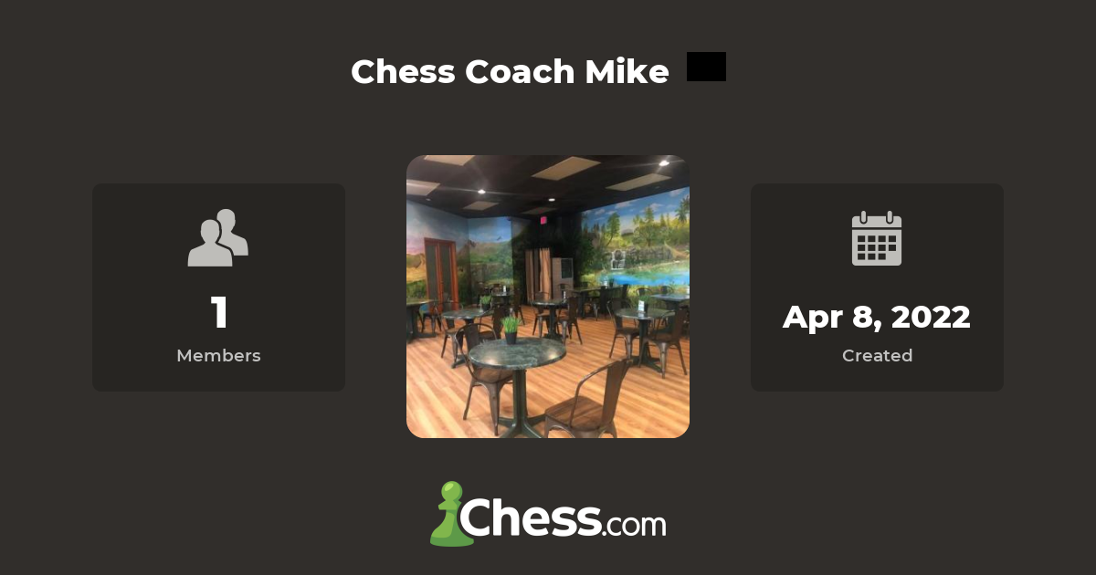 Chess Coach Mike - Chess Club - Chess.com