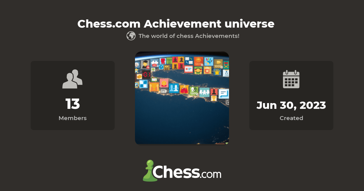 Chess.com Achievement universe - Chess Club - Chess.com