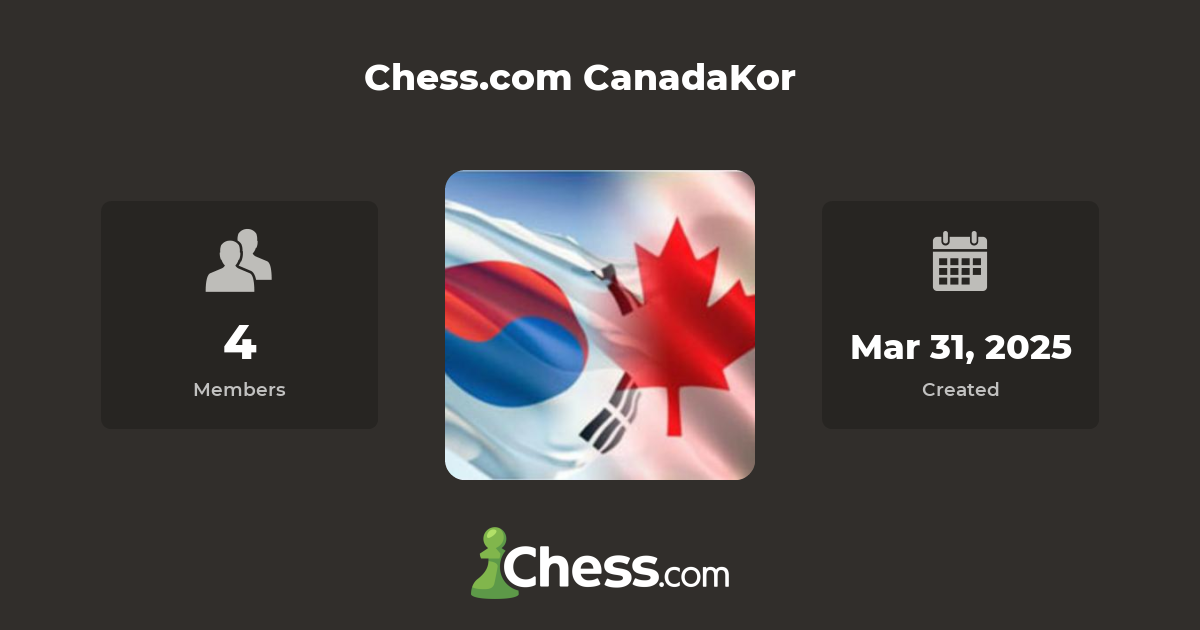 Chess.com CanadaKor - Chess Club - Chess.com