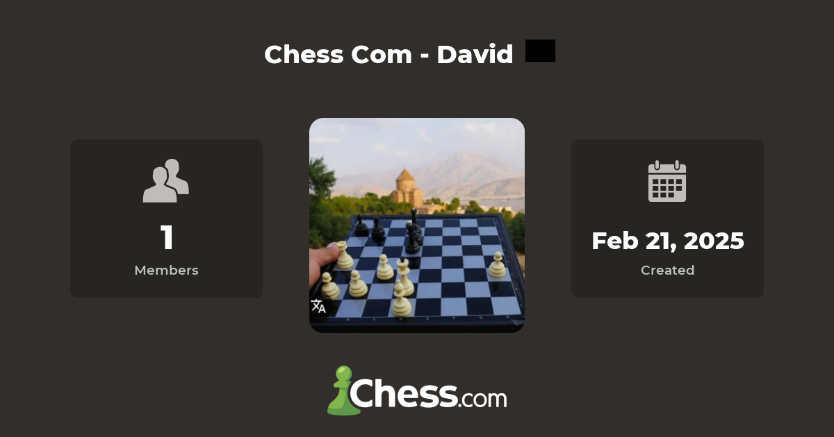 Chess Com - David - Chess Club - Chess.com