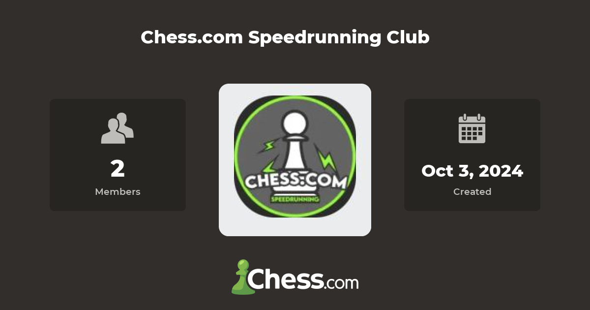 Chess.com Speedrunning Club - Chess Club - Chess.com