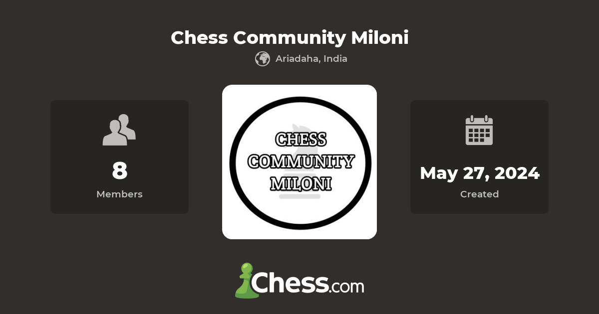 Chess Community Miloni - Chess Club - Chess.com