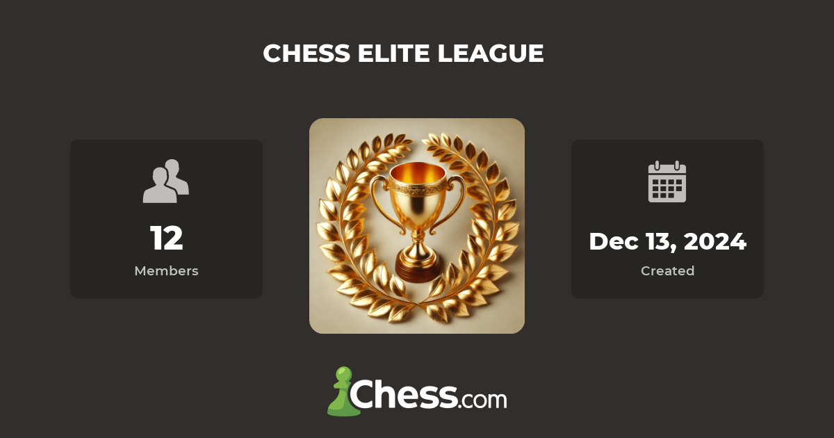 CHESS ELITE LEAGUE - Chess Club - Chess.com