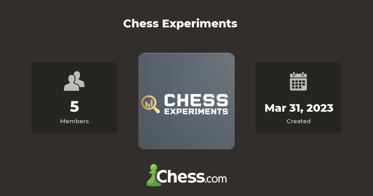 Chess Experiments - Chess Club - Chess.com