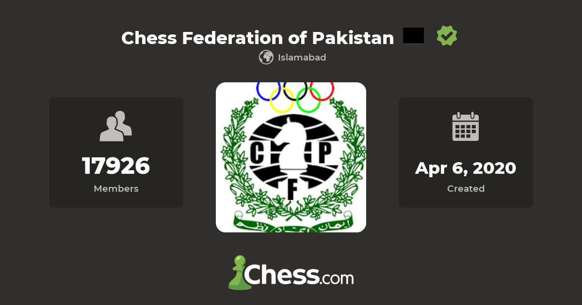 Chess Federation of Pakistan - Chess Club - Chess.com