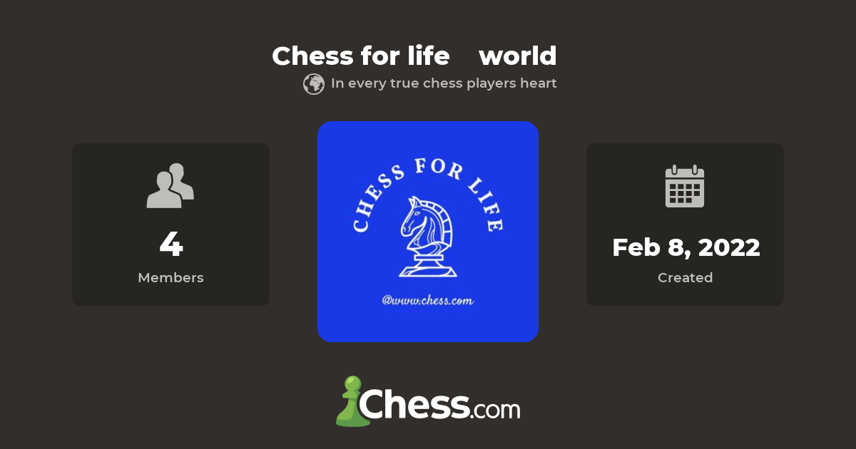 Chess for life world - Chess Club - Chess.com