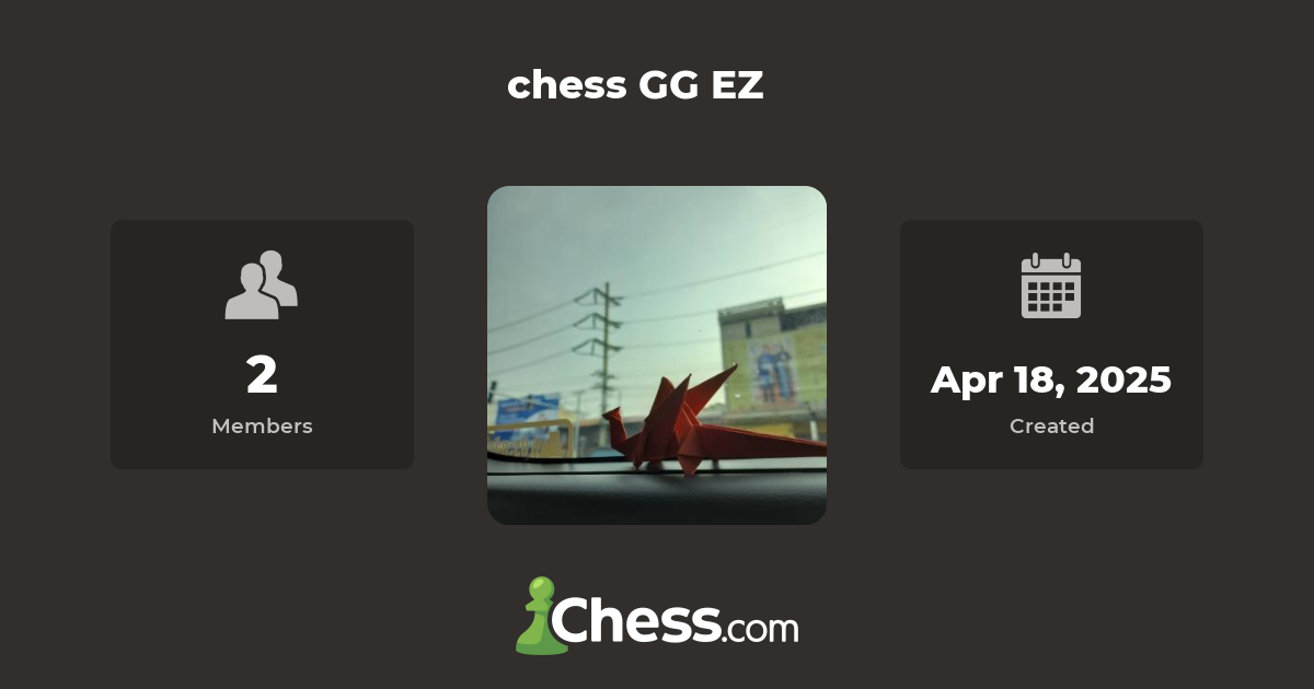 chess GG EZ - Chess Club - Chess.com