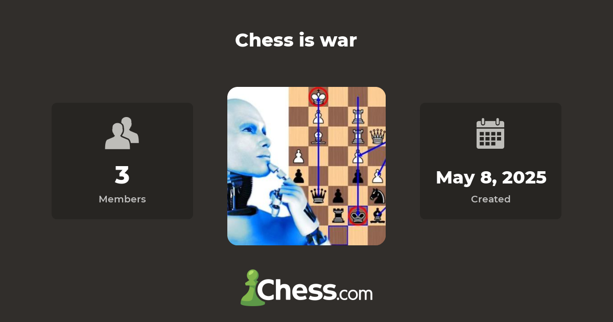 Chess is war - Chess Club - Chess.com