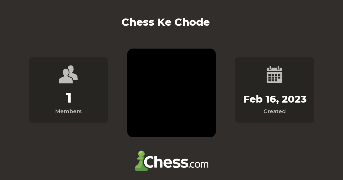 Chess Ke Chode - Chess Club - Chess.com