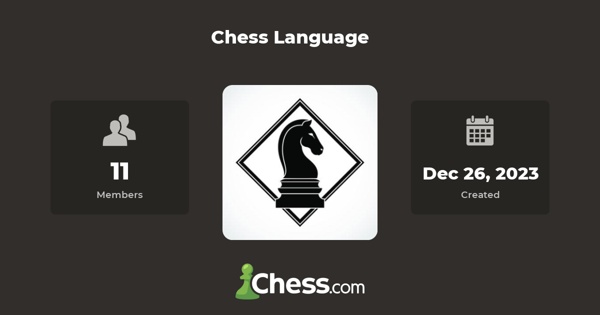 Chess Language - Chess Club - Chess.com