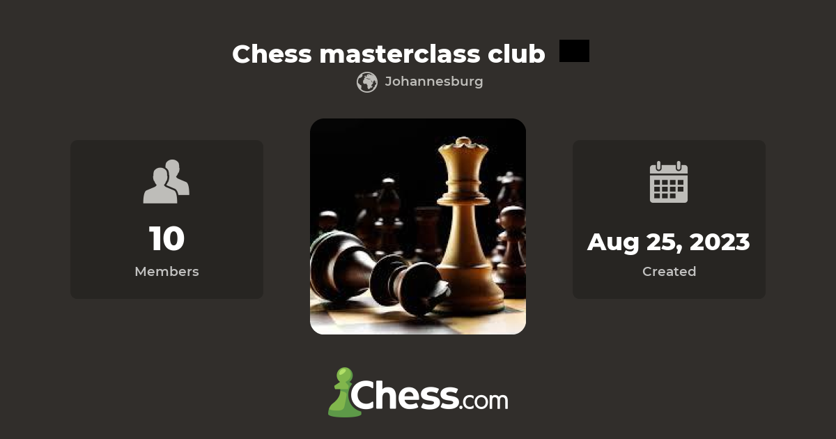 Chess masterclass club - Chess Club - Chess.com
