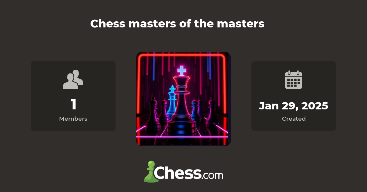 Chess masters of the masters - Chess Club - Chess.com