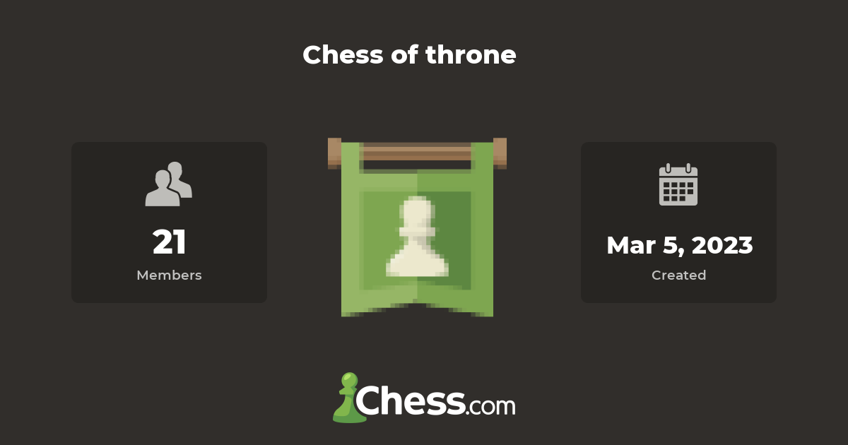 Chess of throne - Chess Club - Chess.com