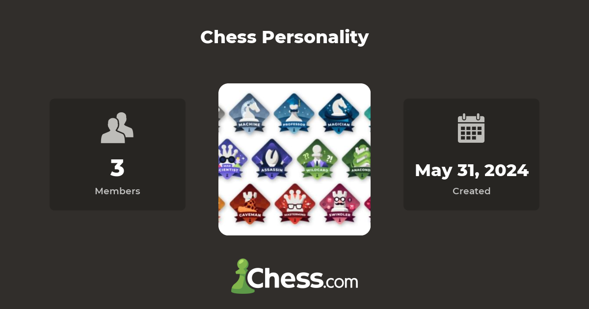 Chess Personality - Chess Club - Chess.com