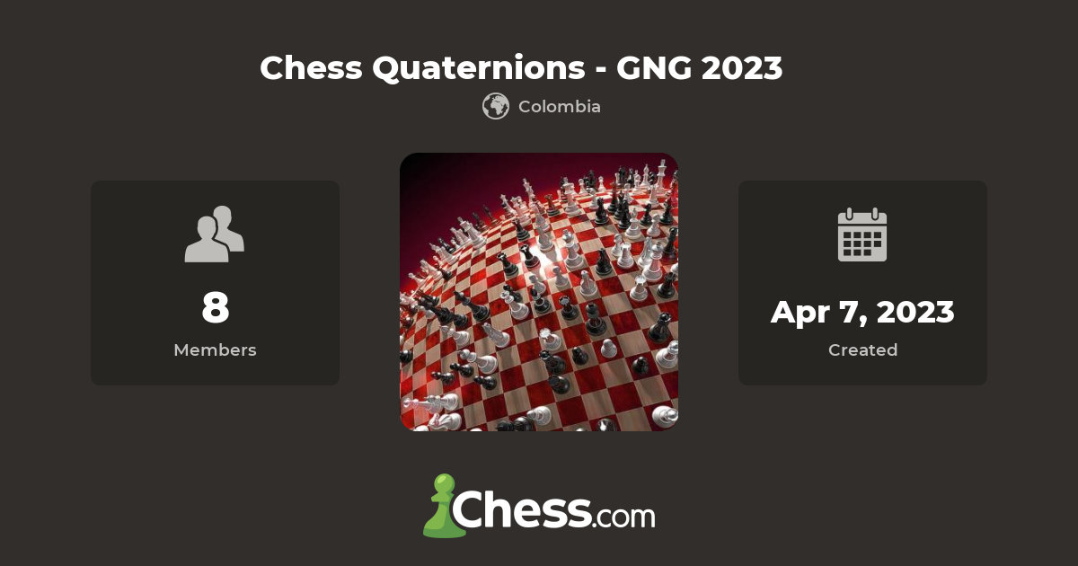 Chess Quaternions - GNG 2023 - Chess Club - Chess.com