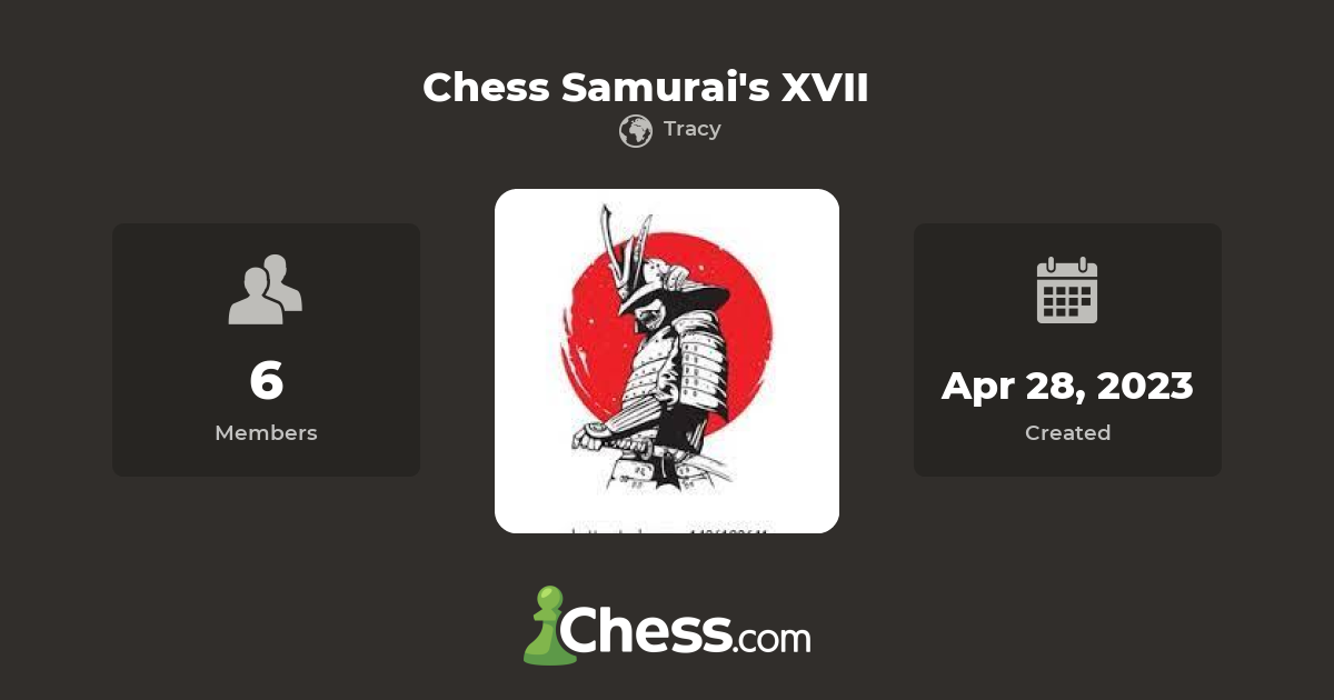 Chess Samurai's XVII - Chess Club - Chess.com