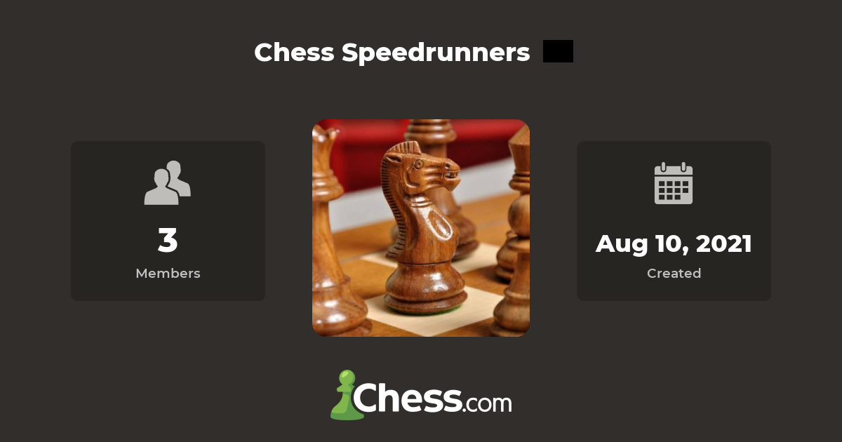 Chess Speedrunners - Chess Club - Chess.com