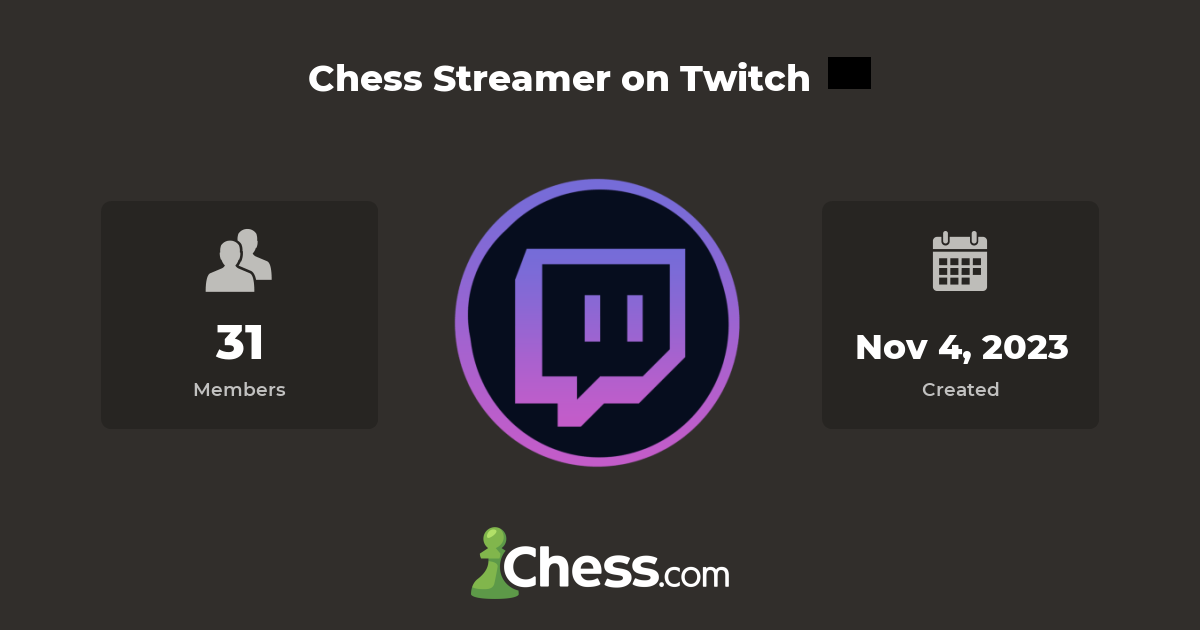 Chess Streamer on Twitch - Chess Club - Chess.com