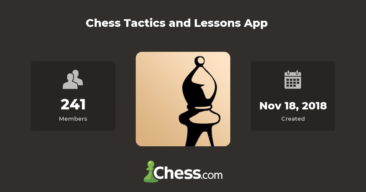 Chess Tactics and Lessons App - Chess Club - Chess.com