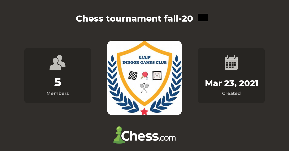 Chess tournament fall-20 - Chess Club - Chess.com